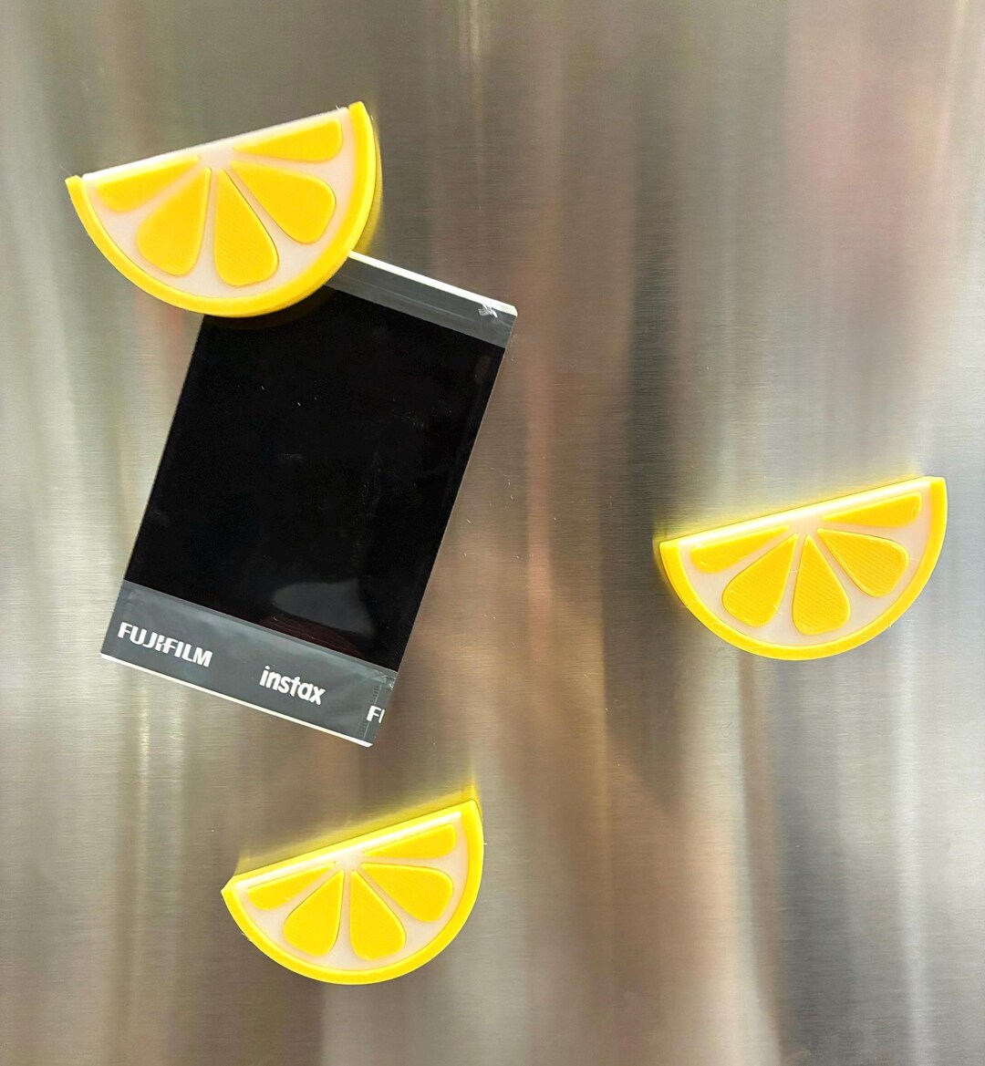 Lemon Slice Fridge Magnets: 3D Printed Citrus Kitchen Decor (set of 3 ...