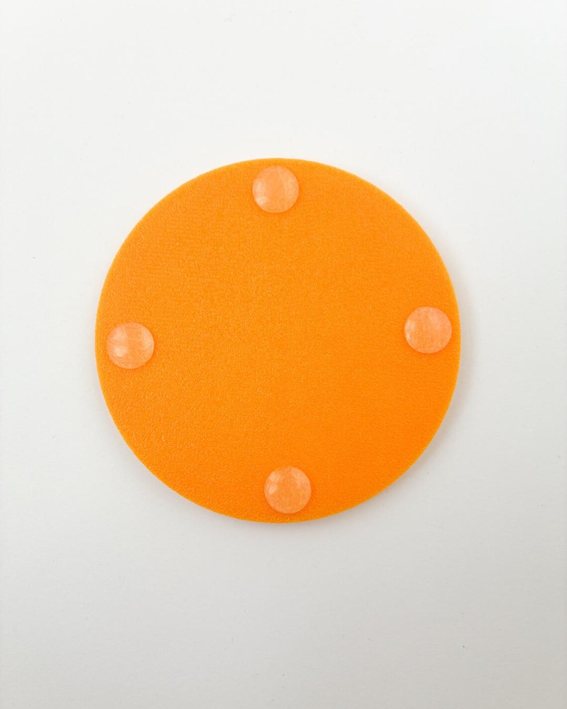 3D Printed Orange Slice Coasters: Citrus Drink Coaster With Rubber Pads ...