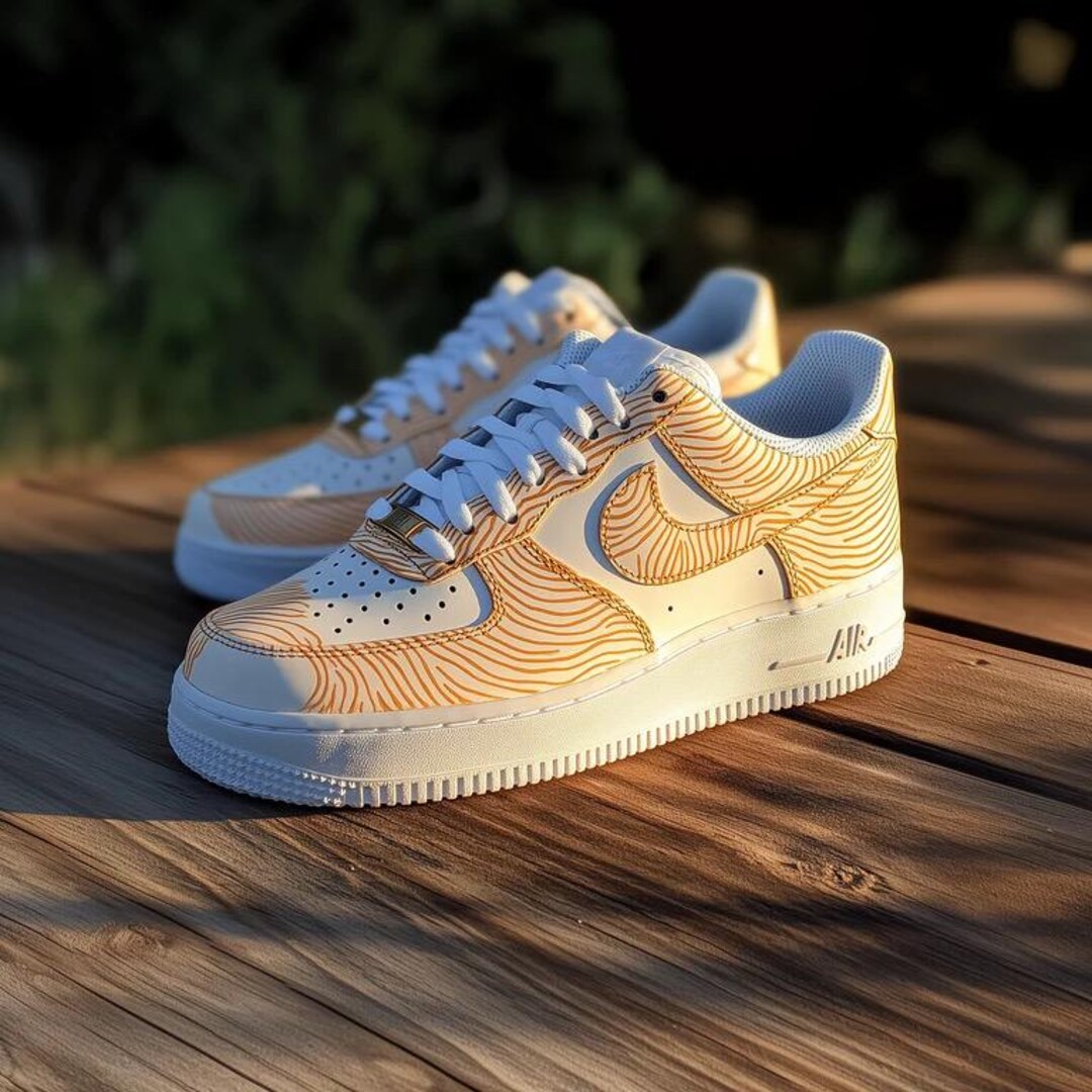Fingerprint Custom Air Force 1's - Hand Painted - Etsy