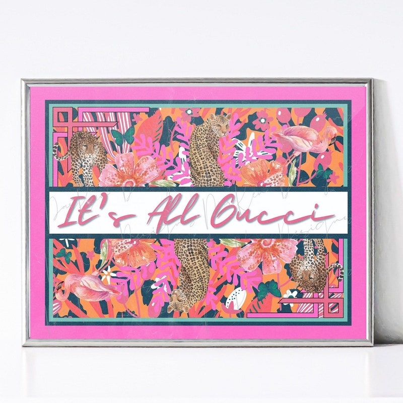 Gucci Wall Art - Etsy