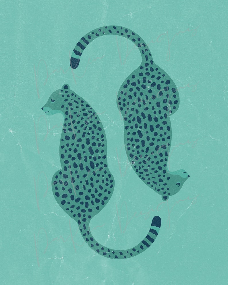 Cheetah Love (digital Download), Cheetah Print, Cheetah Wall Art ...