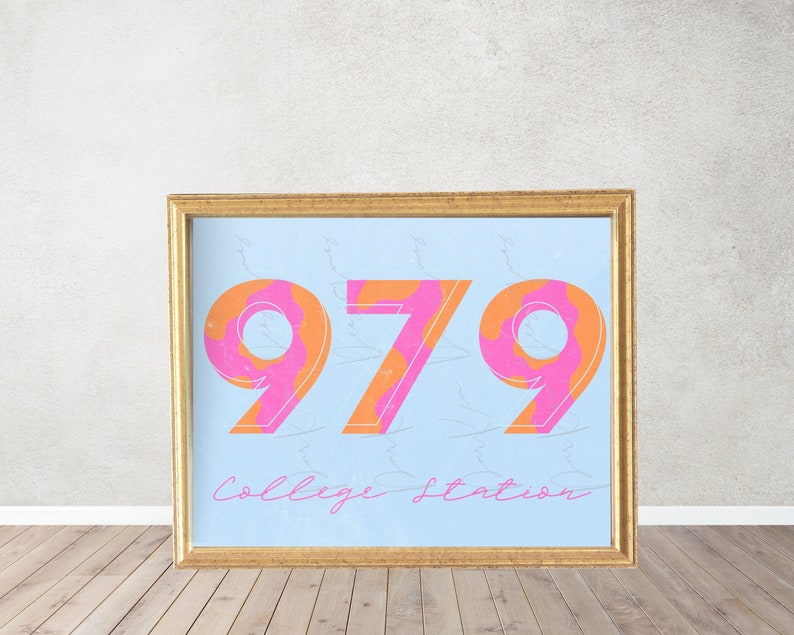 979 Area Code (digital Download), College Station Area Code, Aggie Wall ...