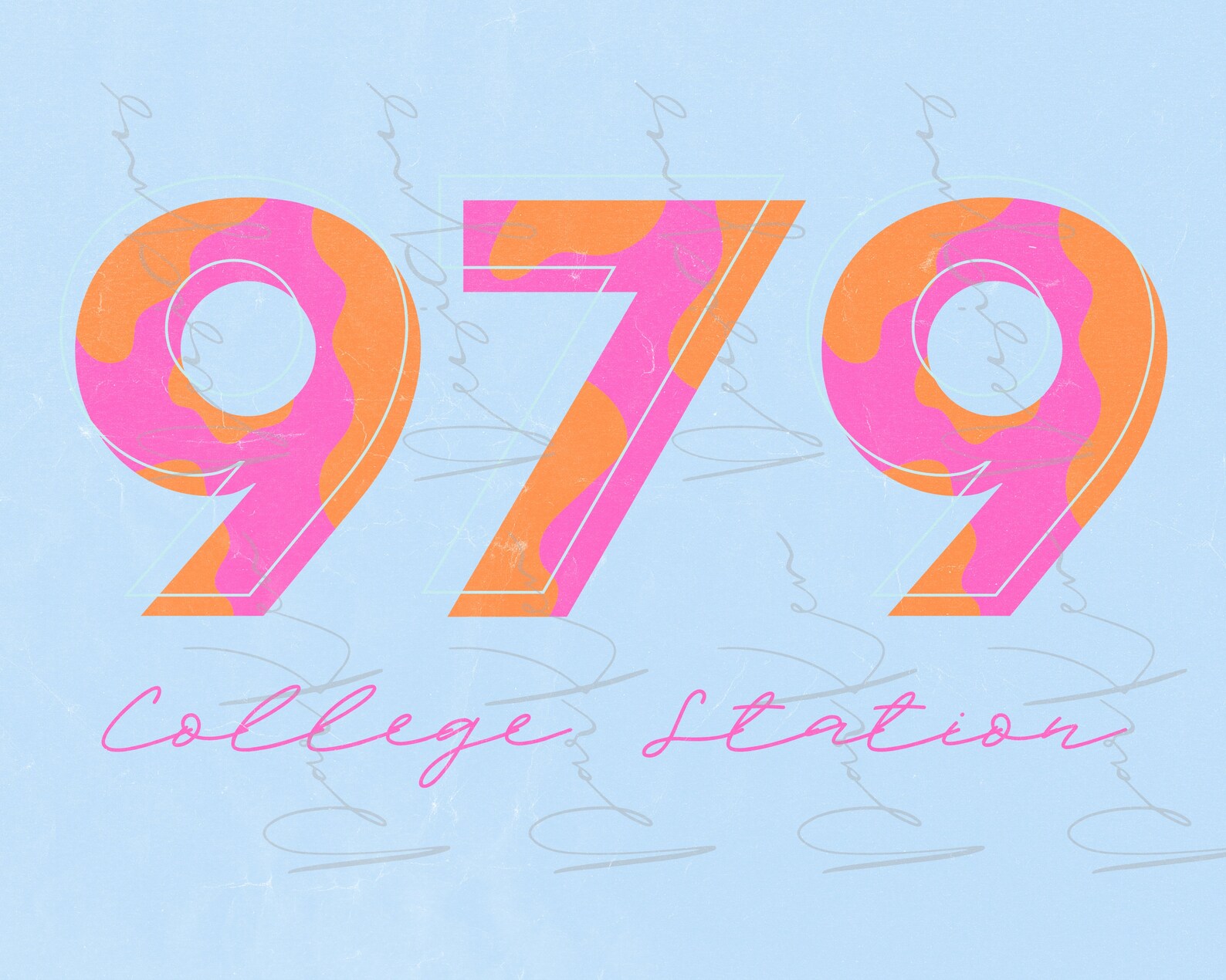 979 Area Code (digital Download), College Station Area Code, Aggie Wall ...