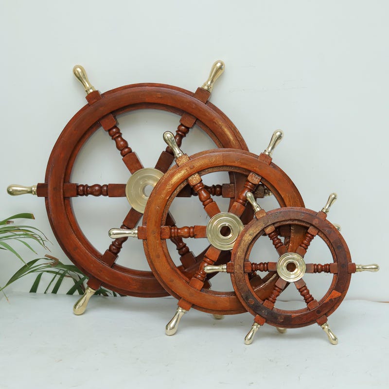 Wooden Ship Wheel - Etsy