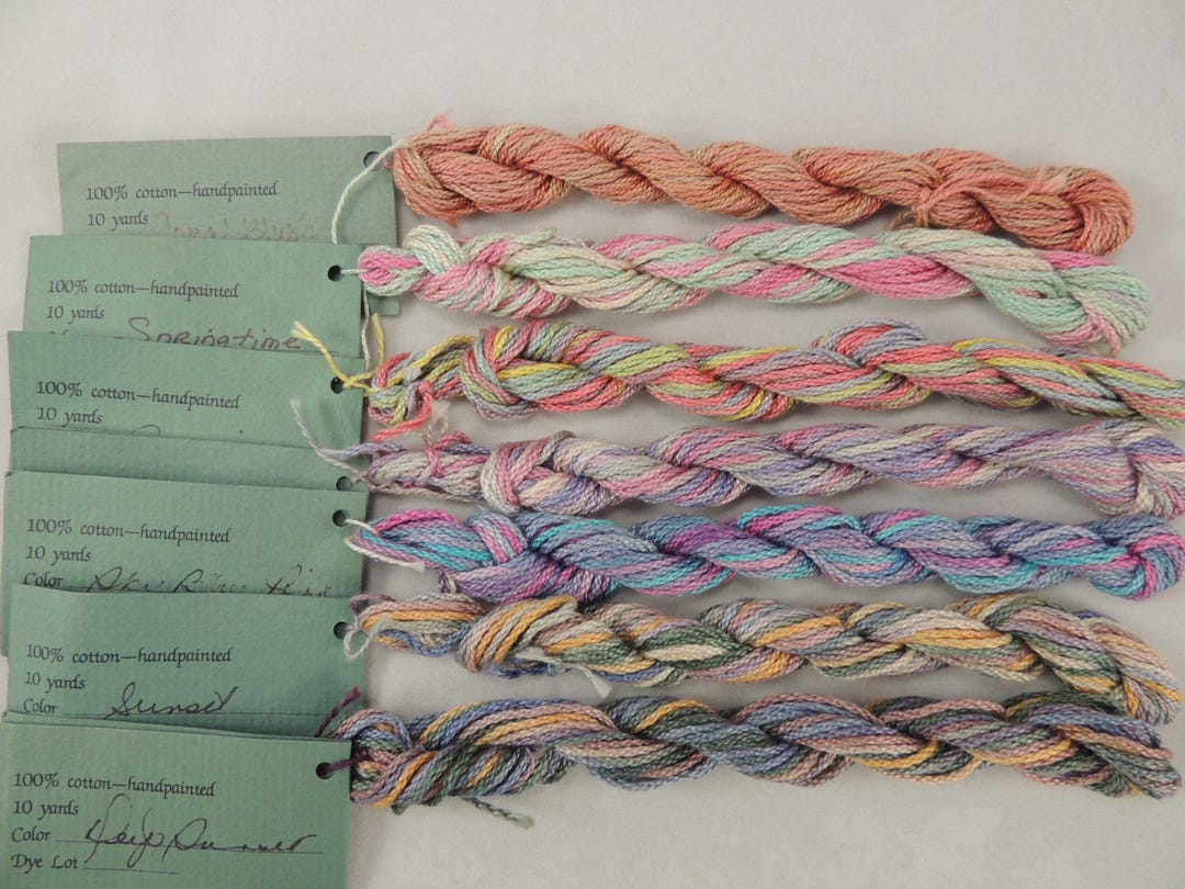 Group of Watercolours by Caron Threads Floss - Etsy