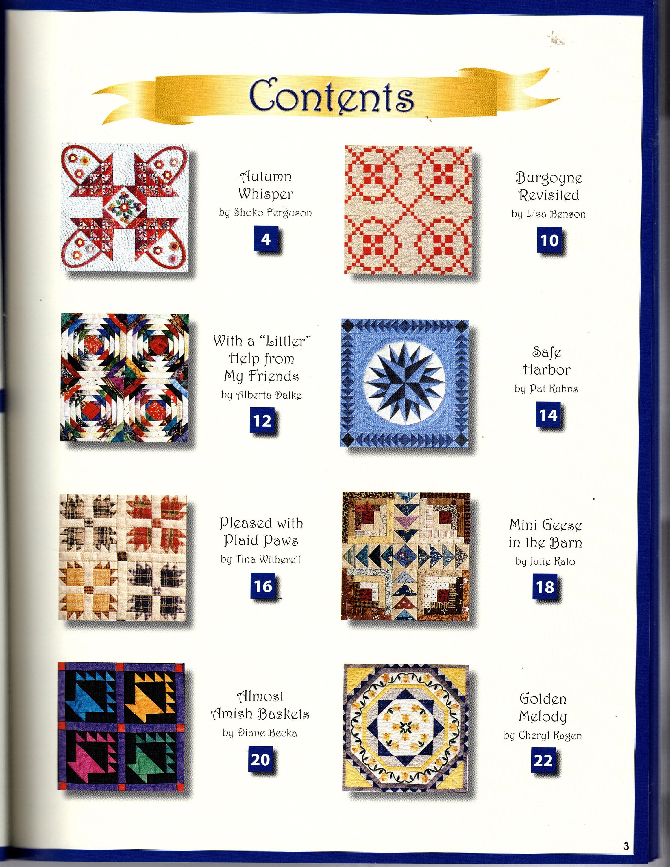 Blue Ribbon Miniature Quilts Book - Etsy