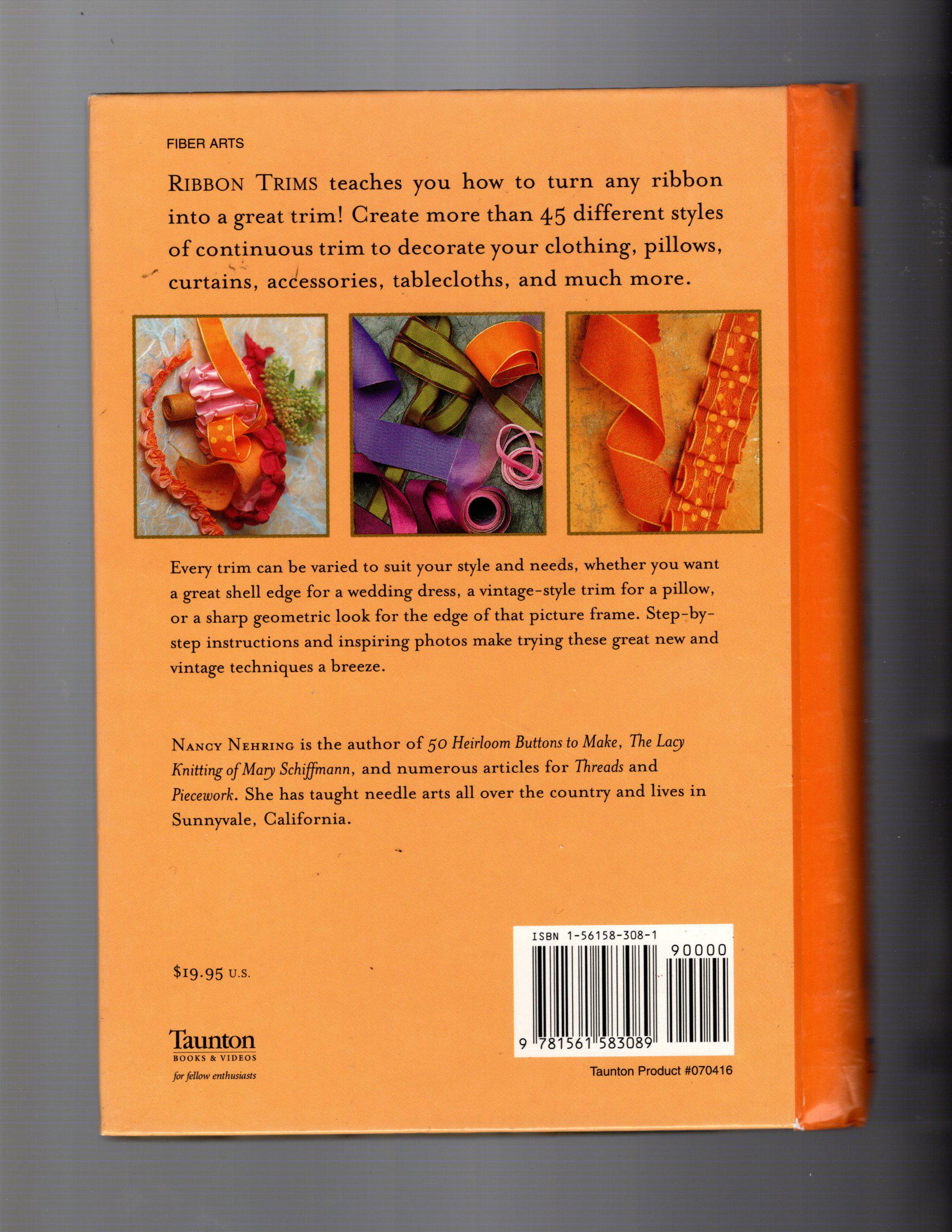 Ribbon Trims Book by Nancy Nehring - Etsy