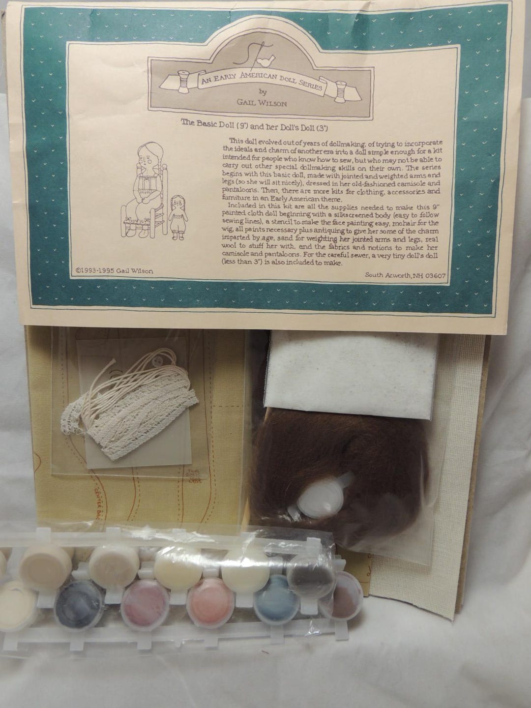 Gail Wilson Doll Kit for the Basic Doll 9 and Her Doll's Doll 3, Early ...