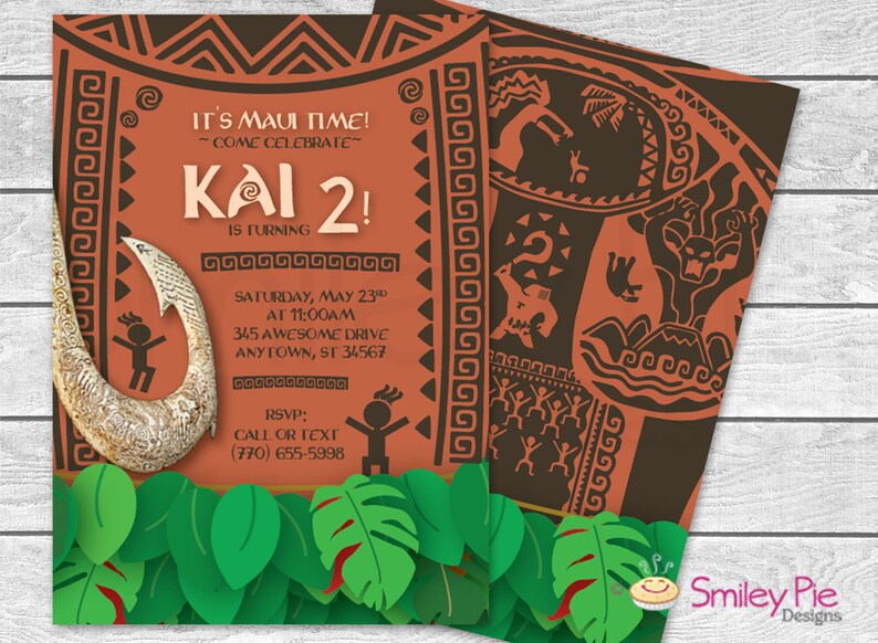 Maui Birthday Party Drink Pouch Covers: Personalized Labels (printable ...