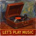 Vintage Record Player Art Print: Retro Mid-century Modern Decor ...