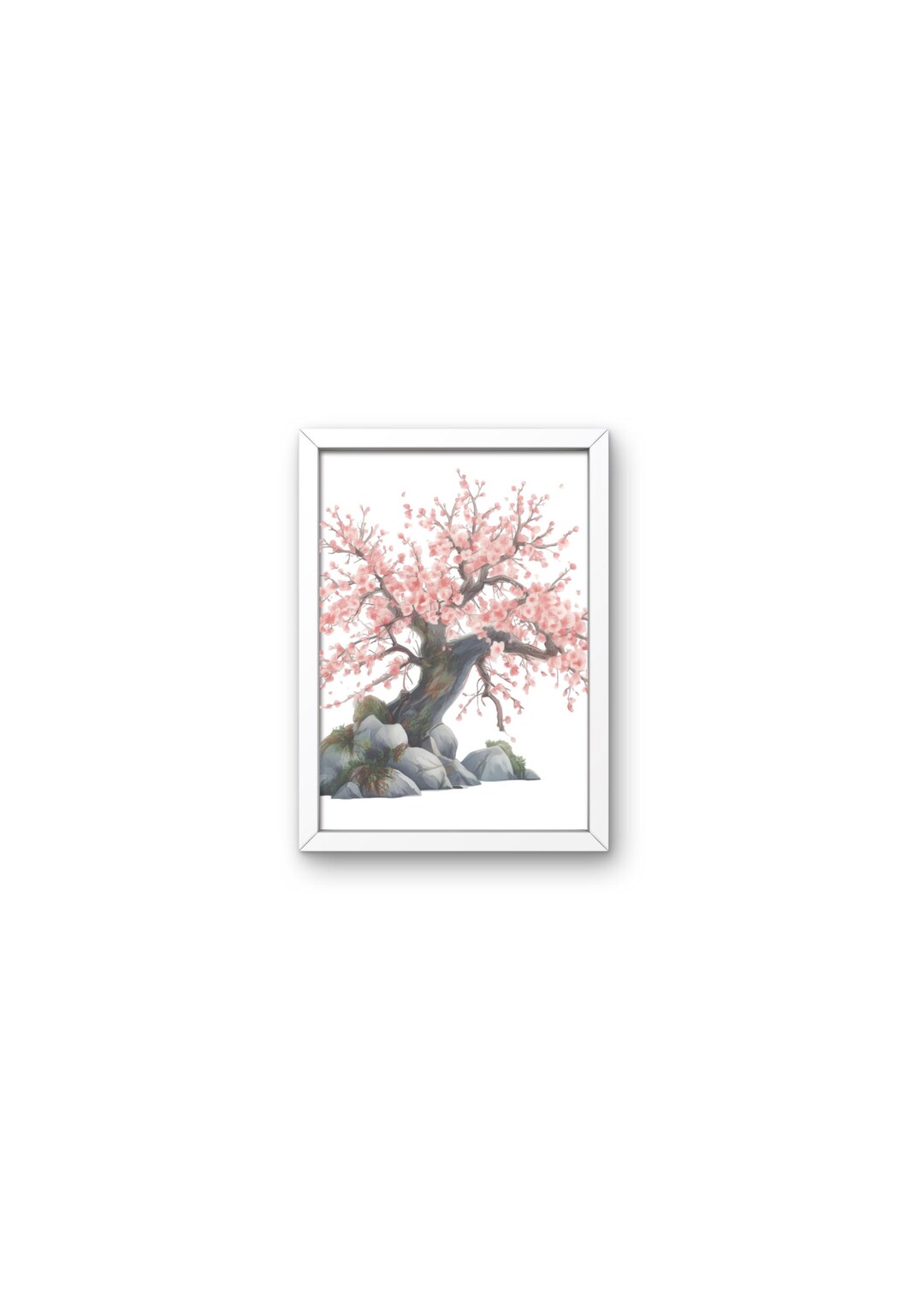 Cherry Blossom Tree Wall Art | Japanese Sakura Digital Download ...