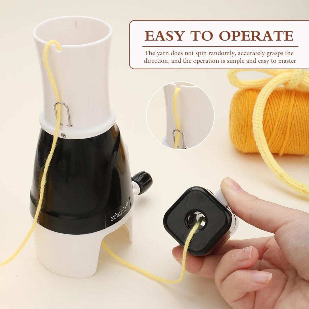 Portable Hand Knitting Machine – Manual Yarn Rope Knit Loom Spool ...