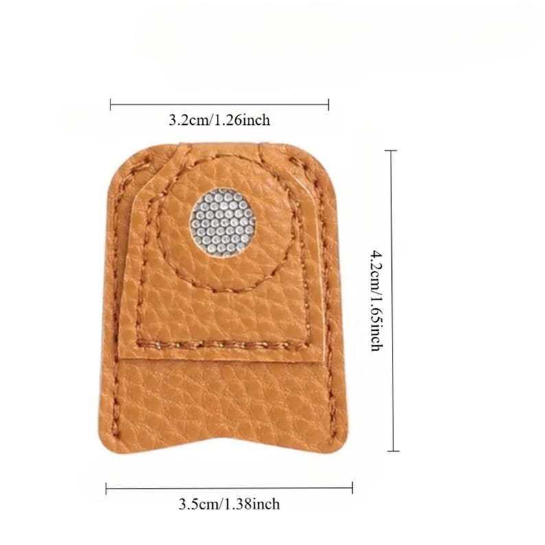 Leather Finger Thimble for Sewing, Quilting, Needlework Protection - Etsy
