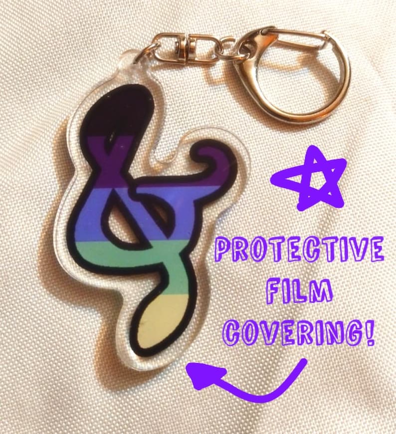 Plural System Pride Flag Symbols 2.5" Keychains + CUSTOM Options! - Etsy