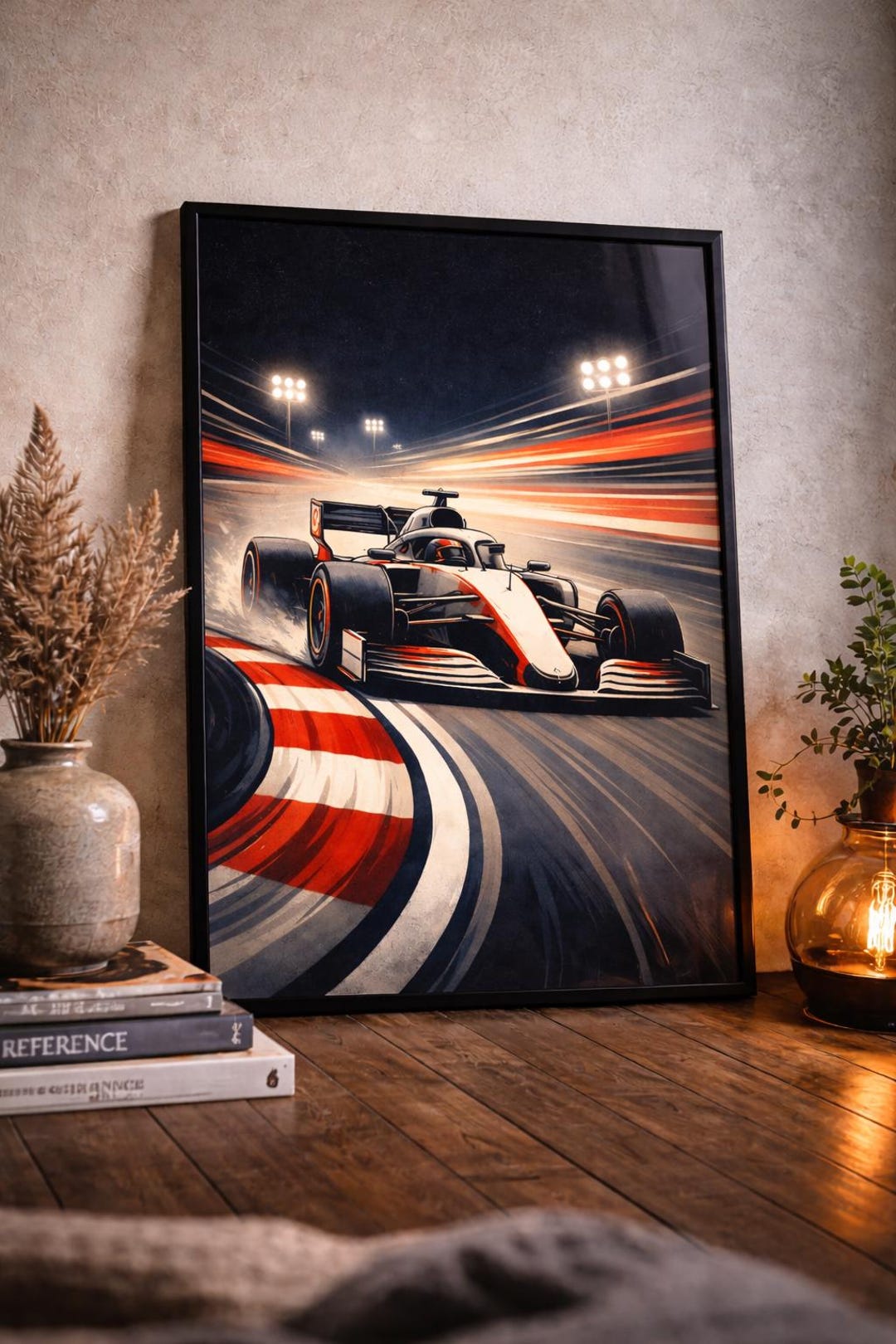 Race Car Poster | Formula Racing Track Art, Speed Motorsport Print - Etsy