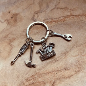 Toolbox Keychain, Multi Tool Keychain, Mechanic, Carpenter, Gifts for ...
