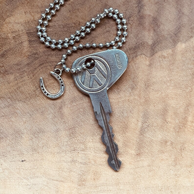 Vintage Auto Key Necklace Antique Car Key Karmann Ghia - Etsy