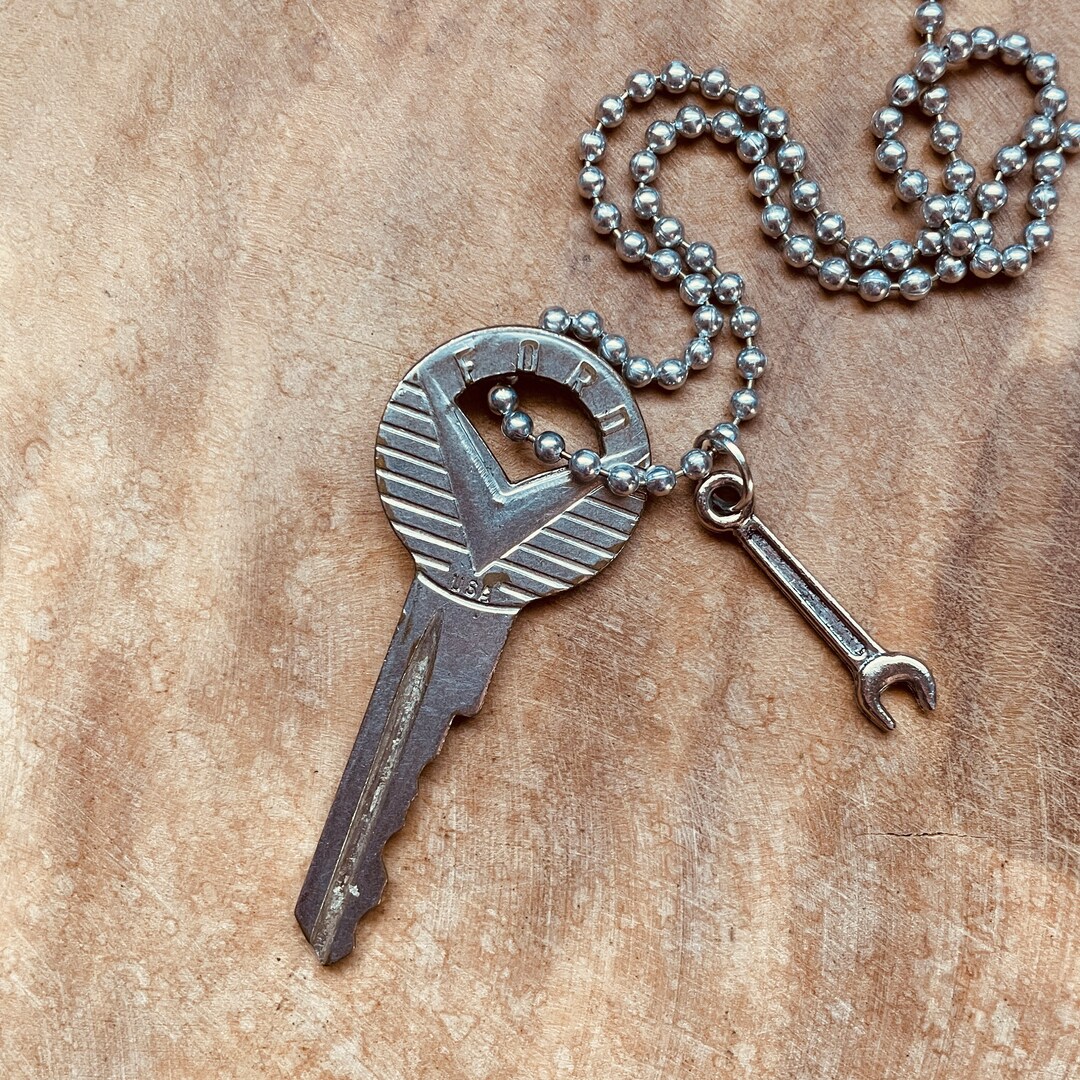 Vintage Ford Key Necklace, Ford Necklace, Ford Mustang, Ford ...