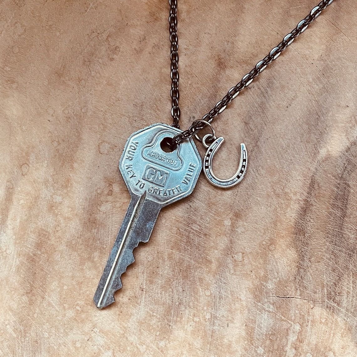 Vintage General Motors Key Necklace Chevy Necklace Camaro - Etsy