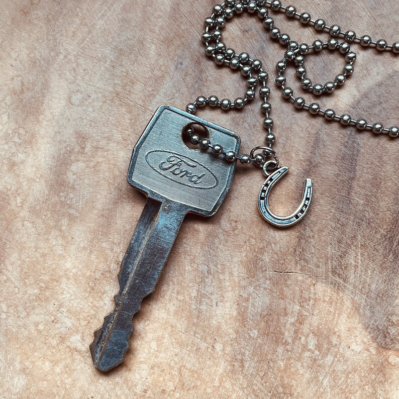 Vintage Ford Key Necklace Ford Necklace Ford Mustang Ford - Etsy