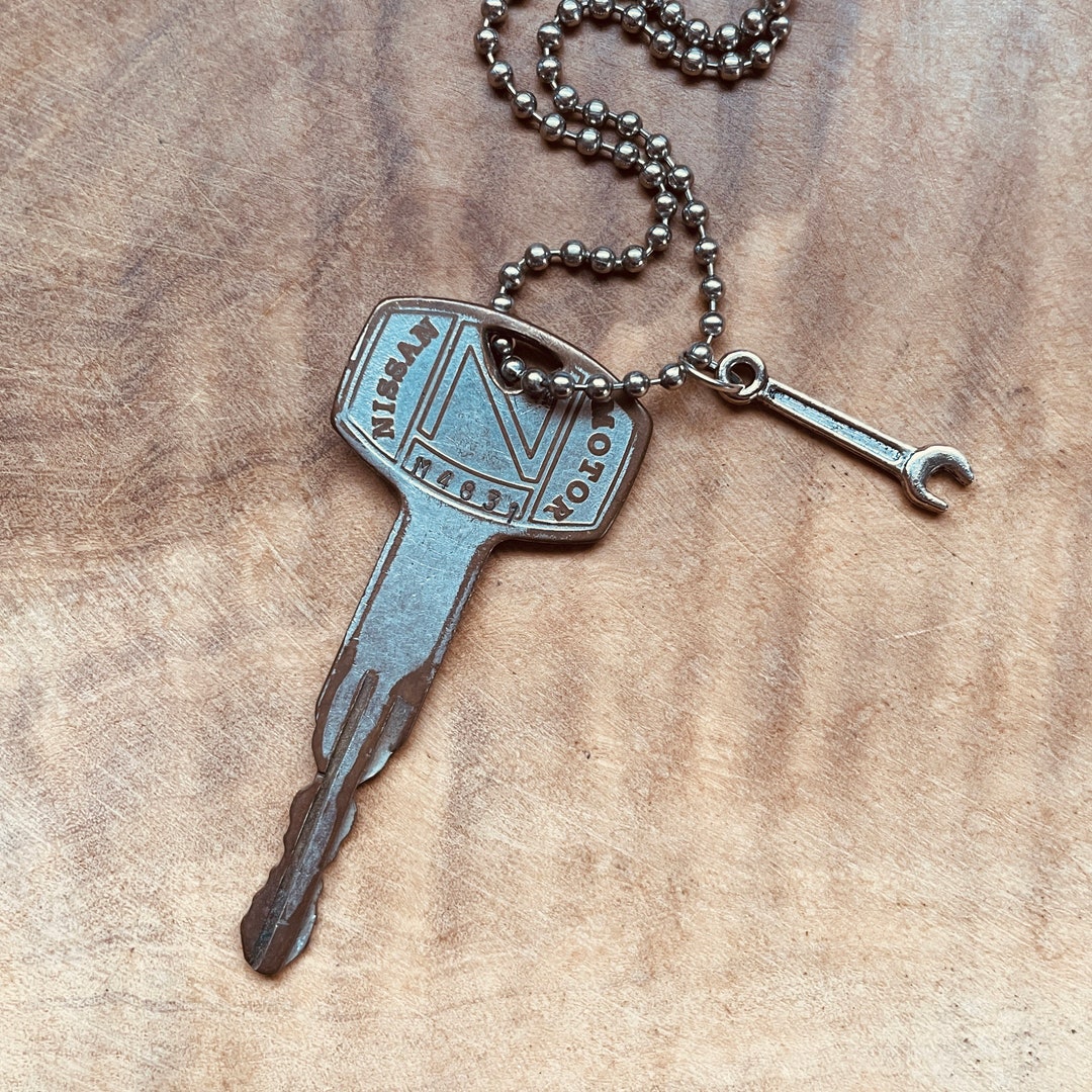 Vintage Nissan Key, Nissan Accessories, Nissan Key, Nissan Necklace ...