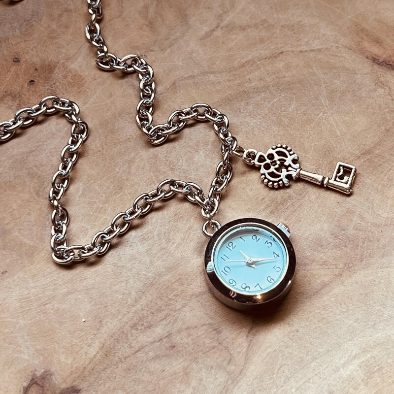 Clock Necklace - Etsy