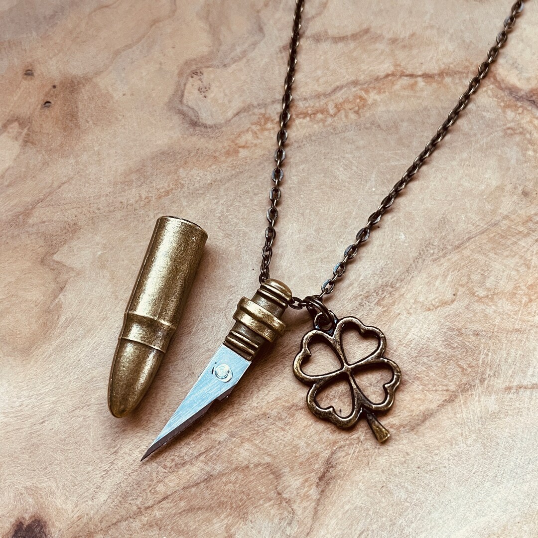 Bullet Necklace, Bullet Casing, Ammo, Bullet Pendant, Bronze Bullet ...
