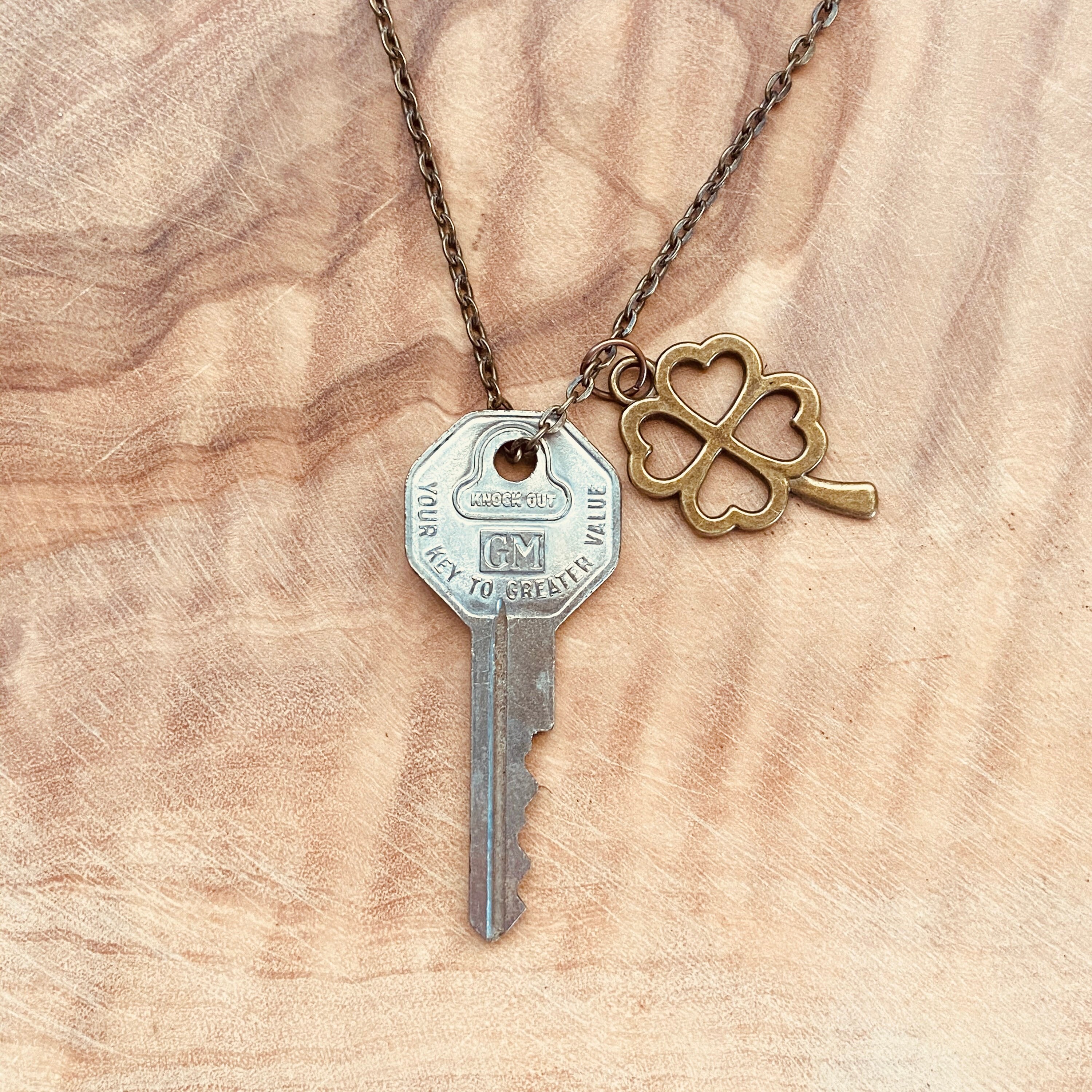 Vintage General Motors Key Necklace, Chevy Necklace, Camaro Necklace ...