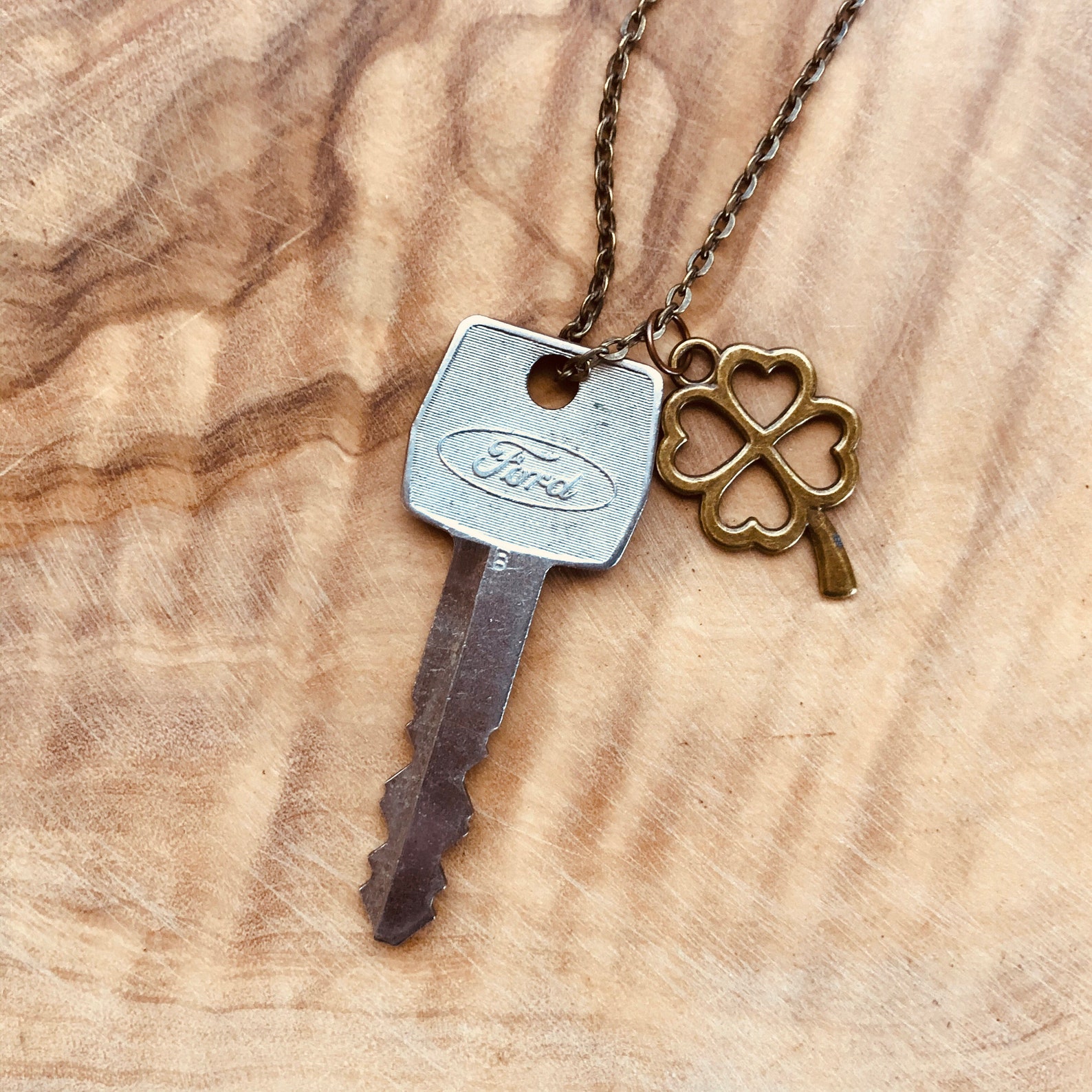 Vintage Ford Key Necklace Ford Necklace Ford Mustang Ford | Etsy