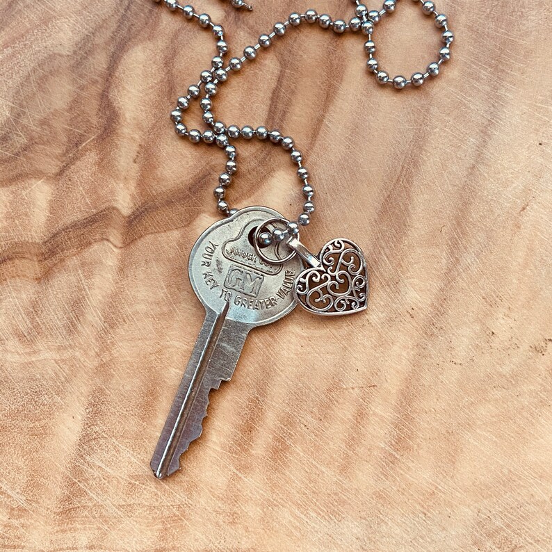 Vintage General Motors Key Necklace, Chevy Necklace, Camaro Necklace ...