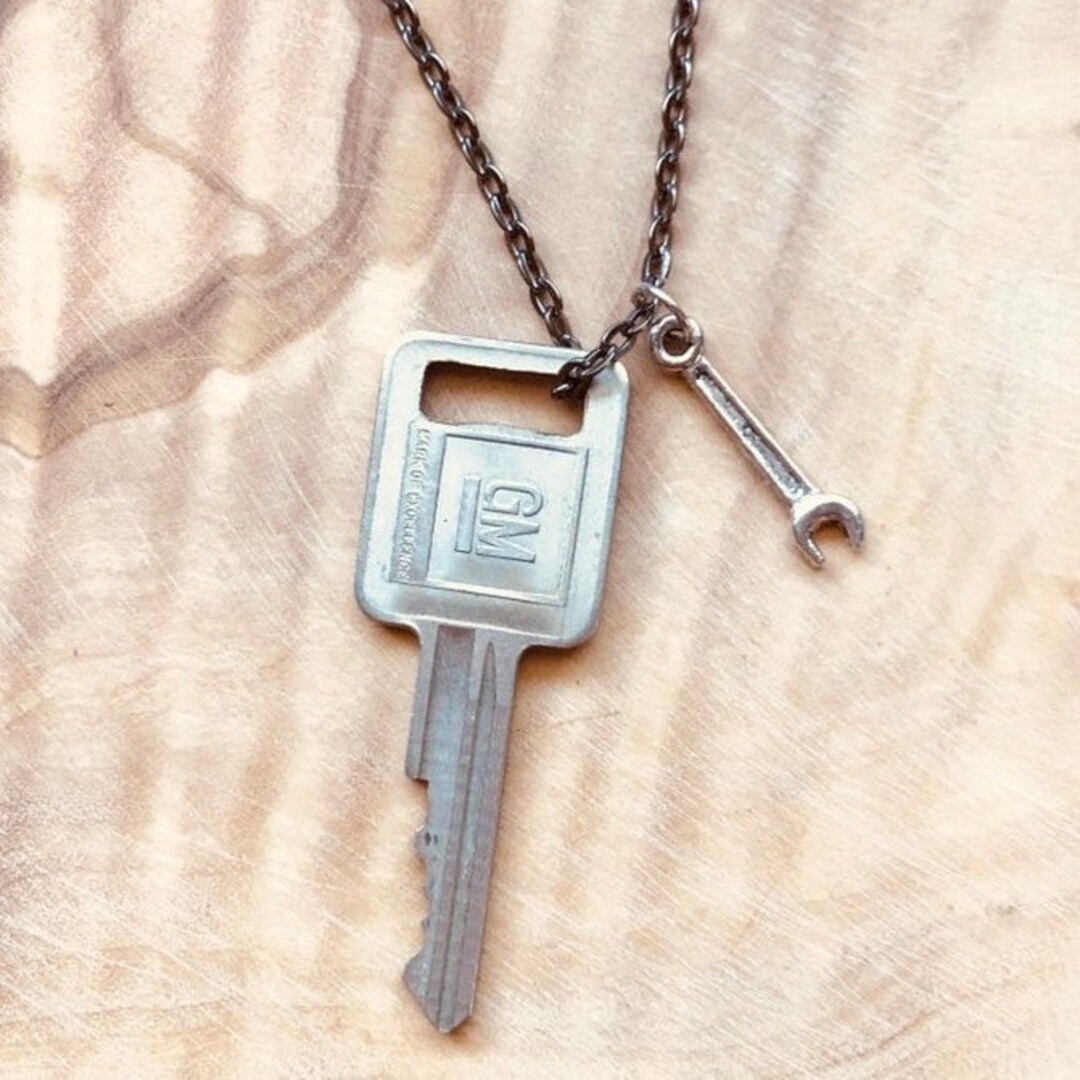 General Motors Key Necklace, Chevy Necklace, Corvette Necklace, Chevy ...