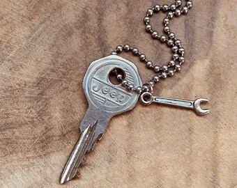 Vintage Jeep Key Necklace, Jeep Accessories, Jeep Charm, Jeep Wrangler ...