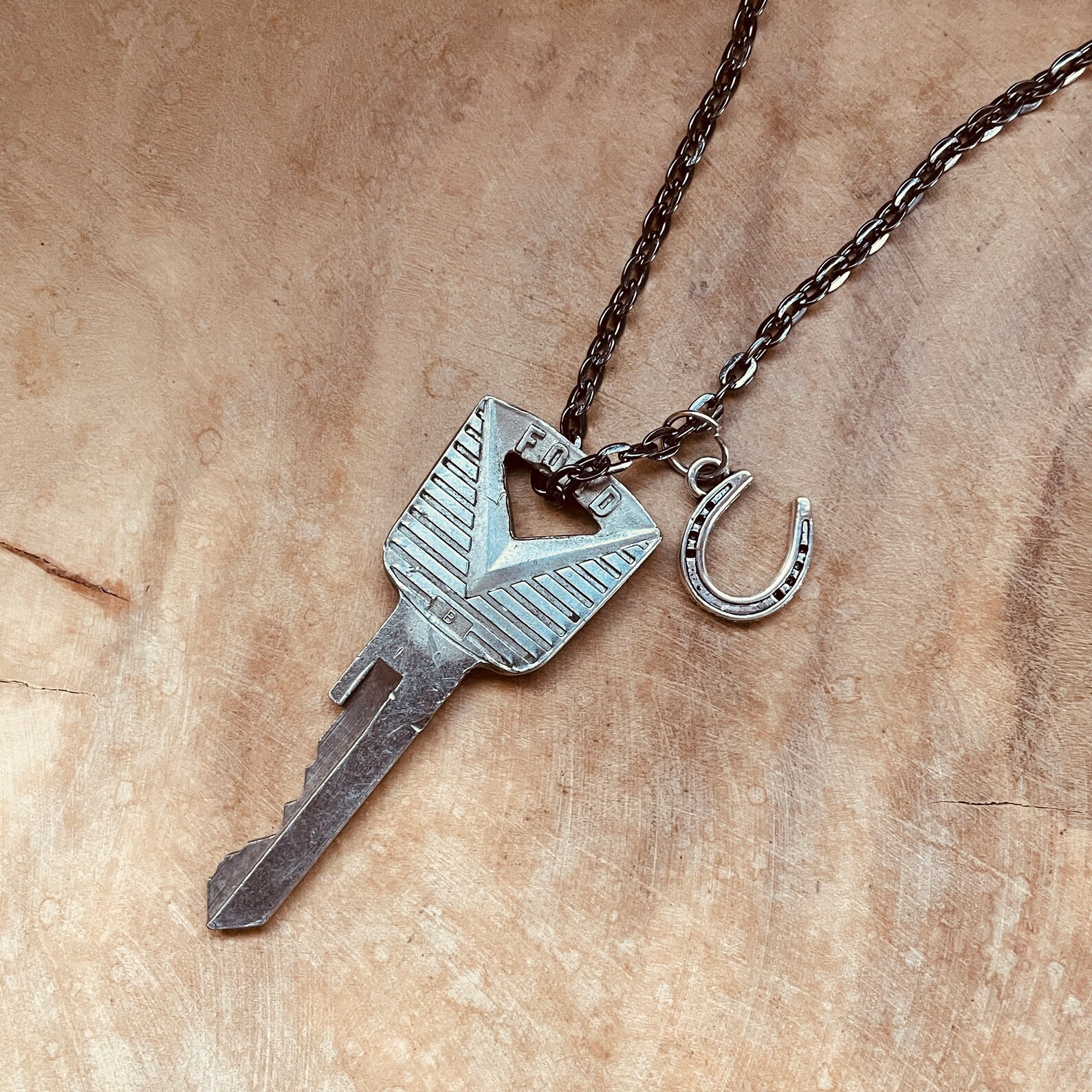Vintage Ford Key Necklace Ford Necklace Ford Mustang Ford | Etsy