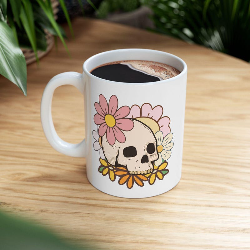 Skull Tea Cup - Etsy