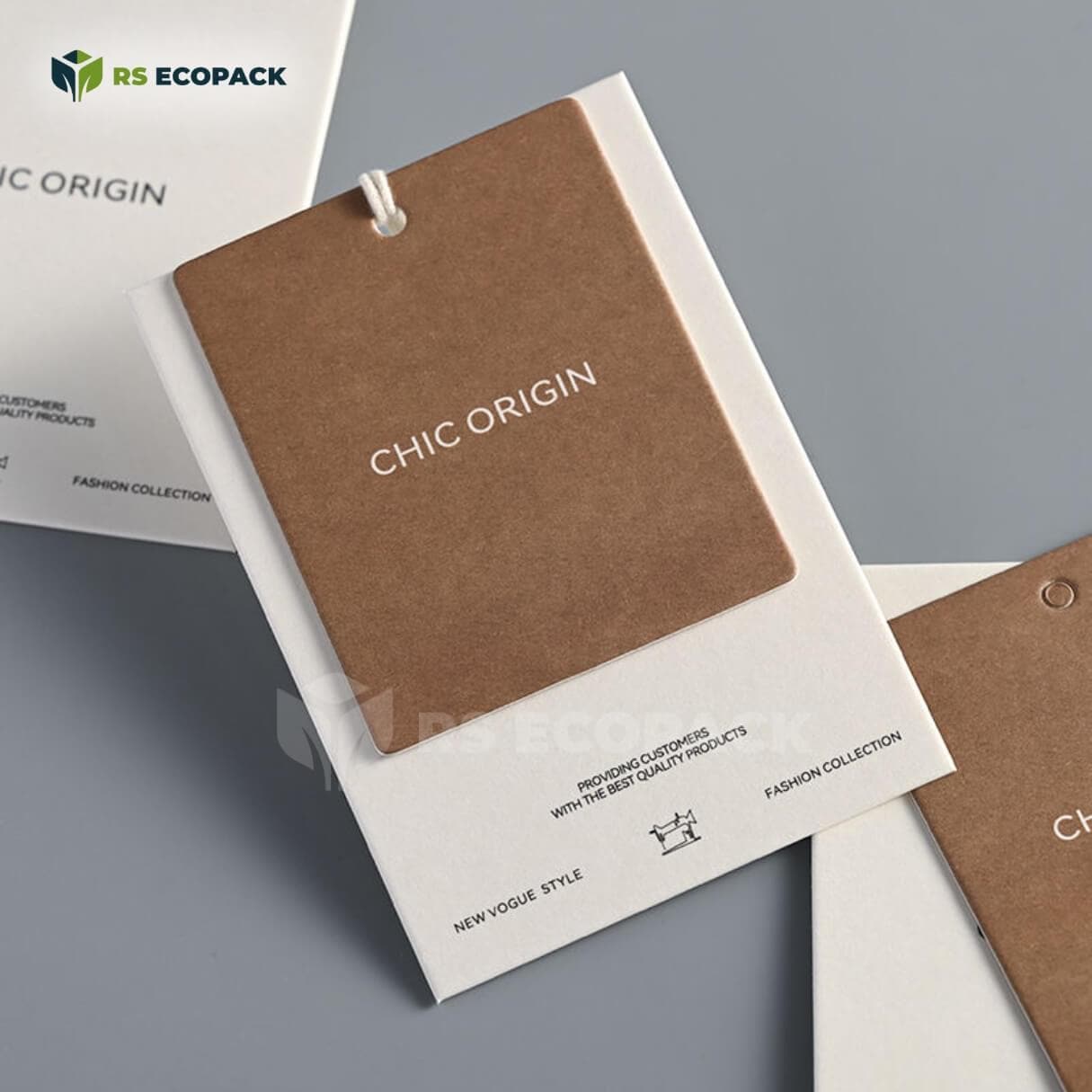 Custom Embossed Kraft Paper Hang Tags: Clothing Brand Logo Tags - Etsy