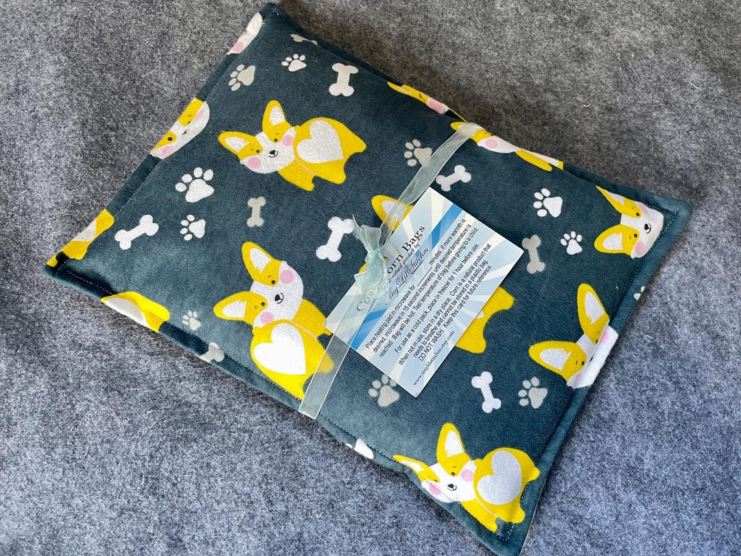 FLANNEL Microwaveable Corn Heating Pad, Large Corn Bag, Microwave Heat ...