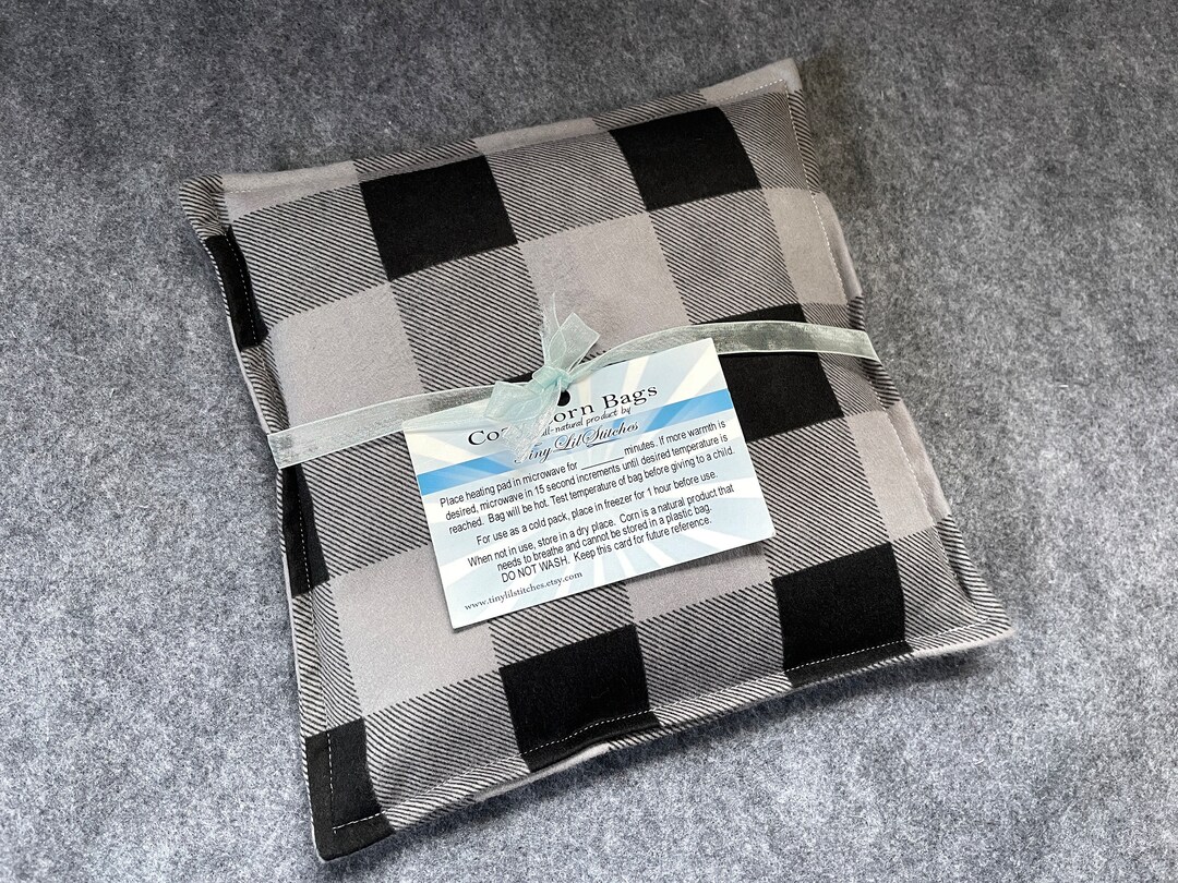 FLANNEL Microwaveable Corn Heat Pack, Heating Pad, Corn Bags, Hand ...