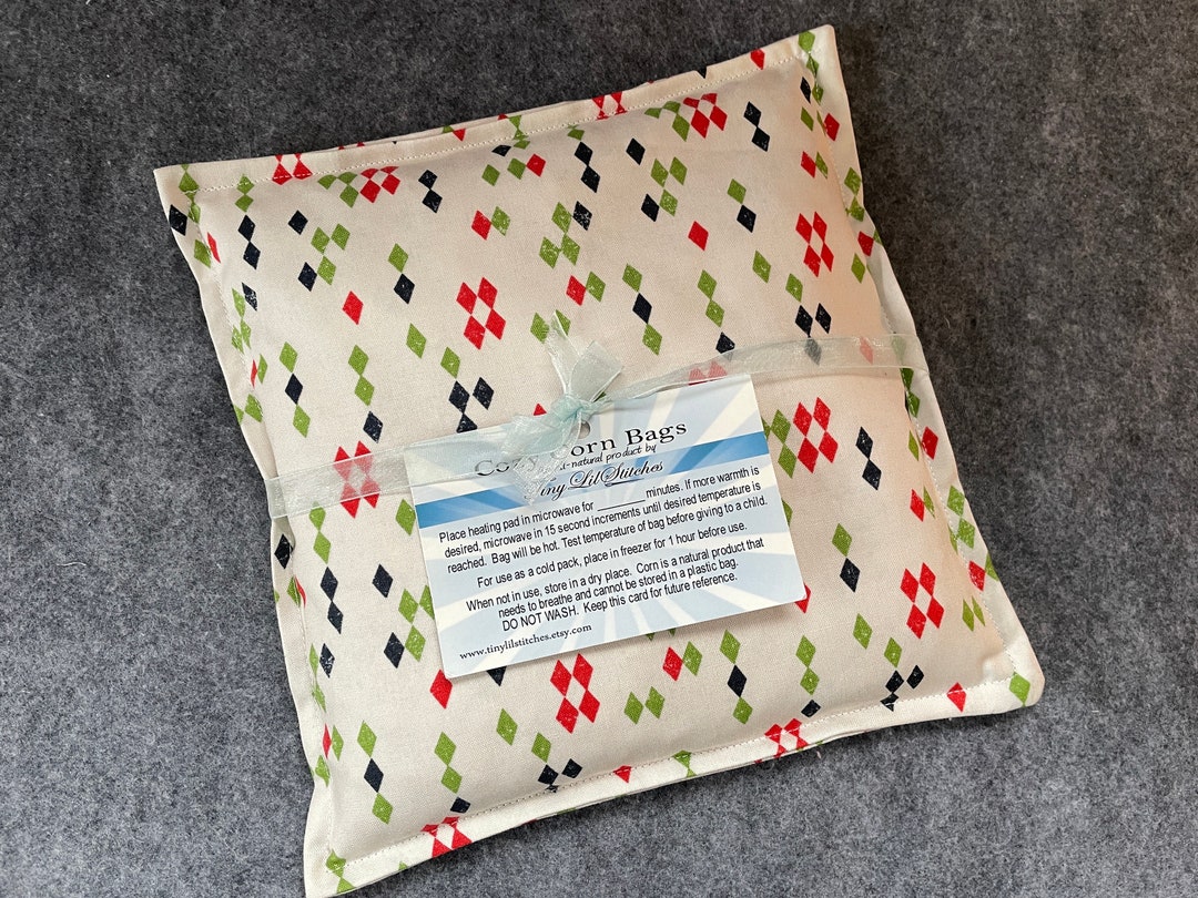 Heating Pad, Corn Bag, Microwavable Heat Pack, Hot Cold Therapy Pillow ...