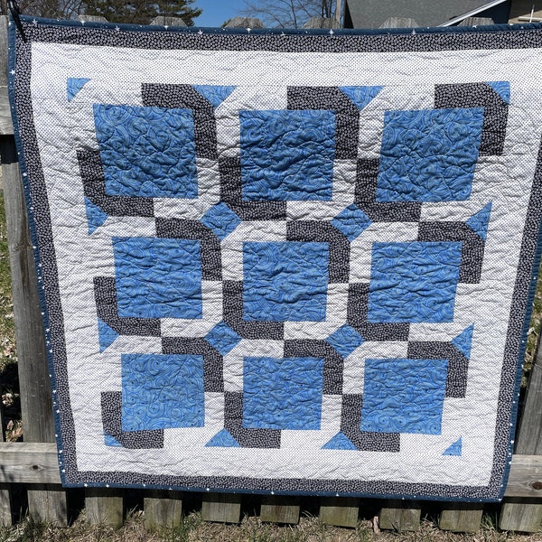 Modern Boy Quilt - Etsy