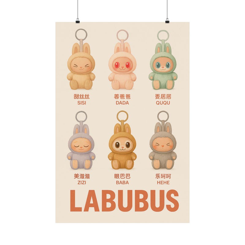 Labubu Artworks - Etsy