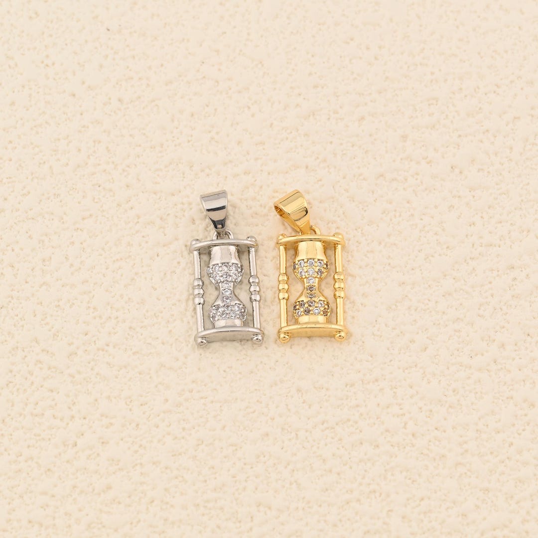 Meaningful Sands of Time Emblem in 18K Gold Filled Offering Sentimental ...