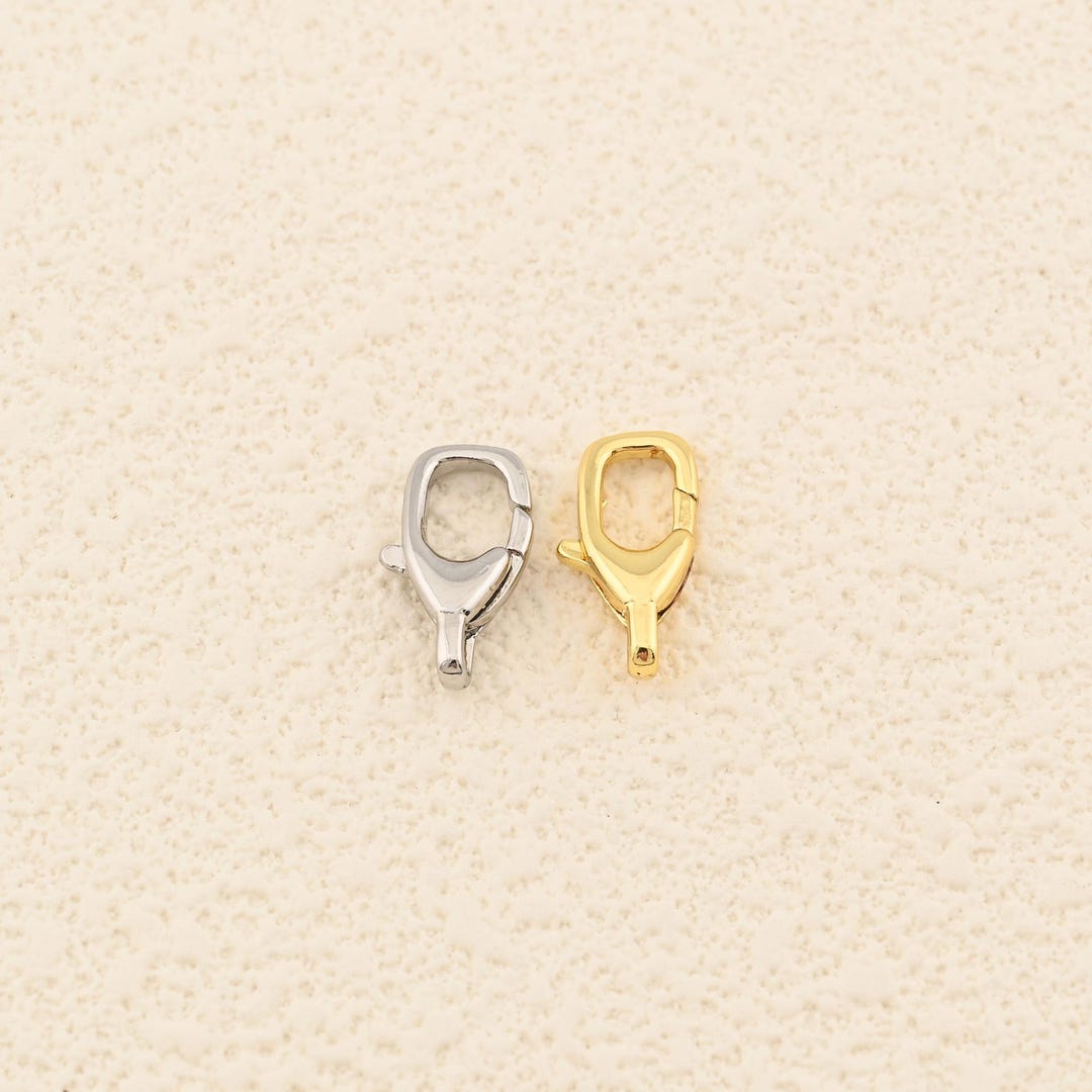 Sleek Minimalist Clamp Clasp in Dual Metal Colors Crafted for Daily ...