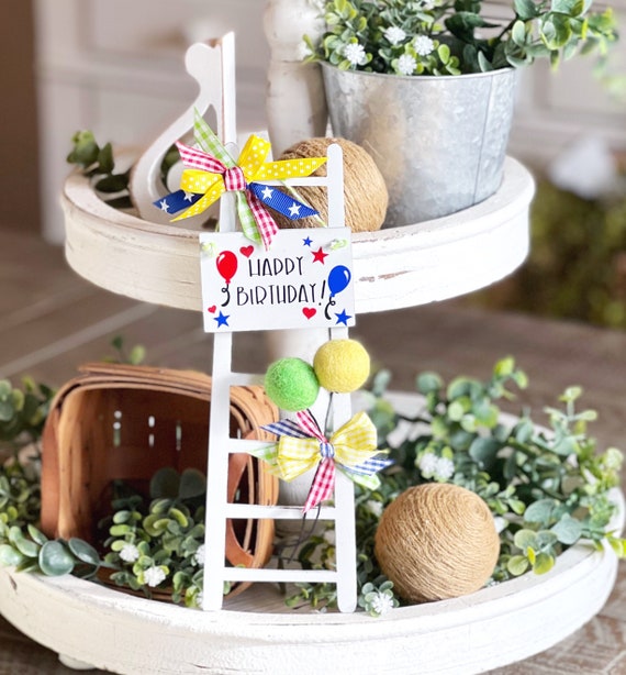 Limited Edition. Mini Birthday BALLOON Ladder. 9.5 | Etsy