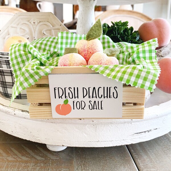 Peach Crate - Etsy