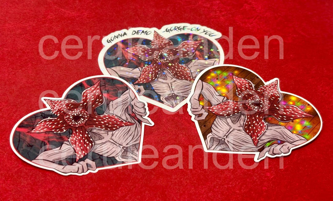 Dimensional Monster Sticker || Waterproof Vinyl - Etsy