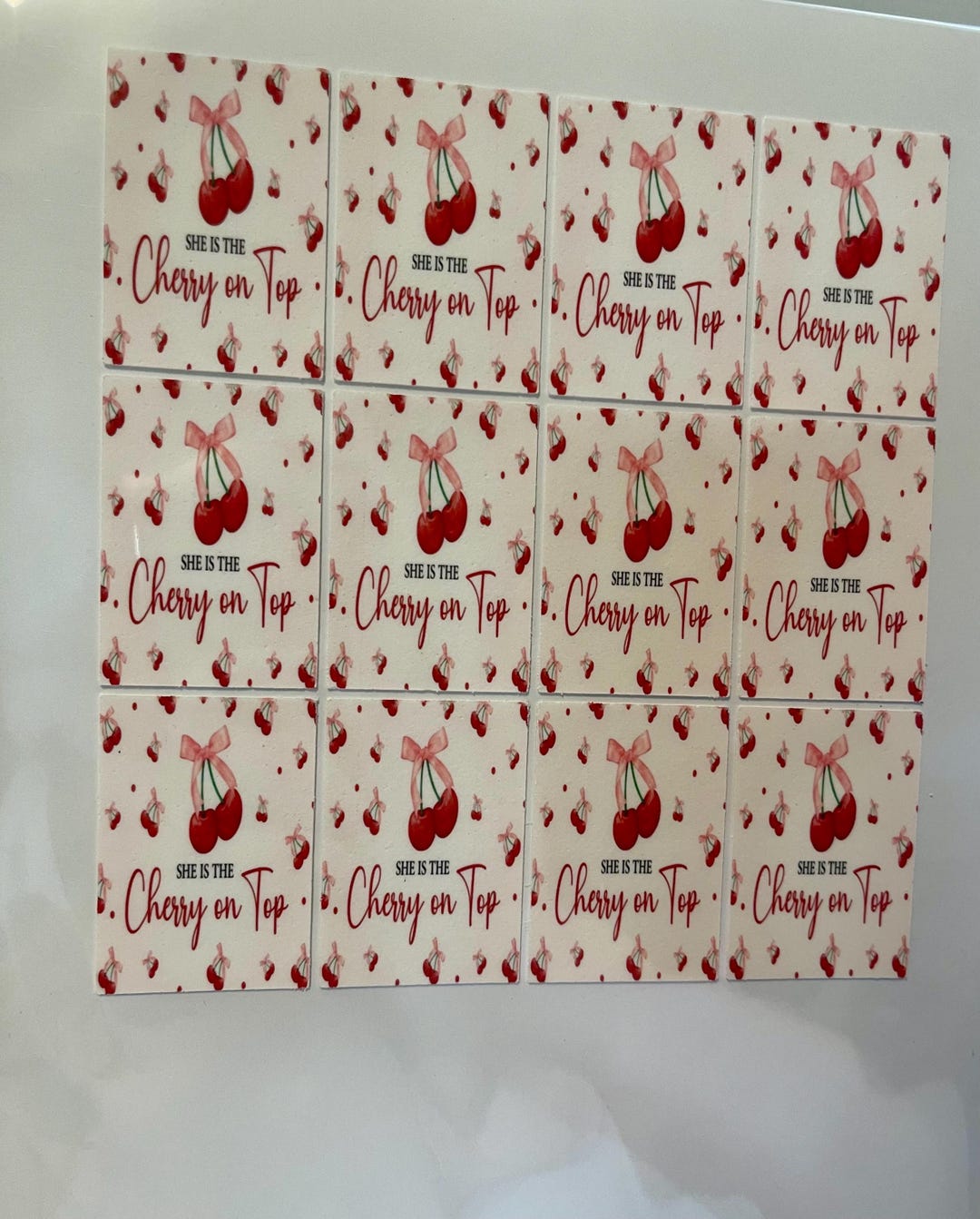 Cherry on Top Edible Toppers - Etsy