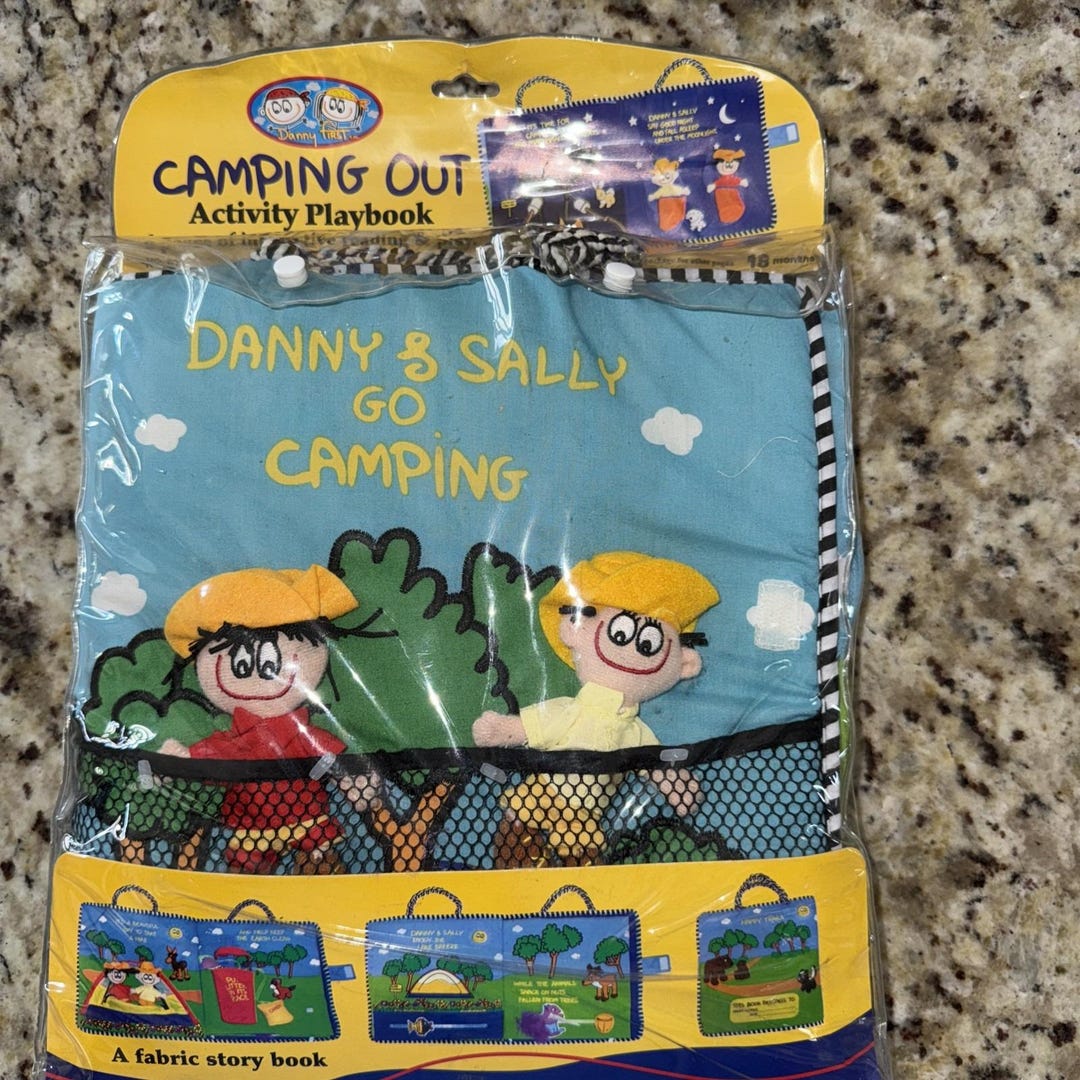 Vintage Danny First Camping Out Activity Playbook Six Pages. Rate Find ...