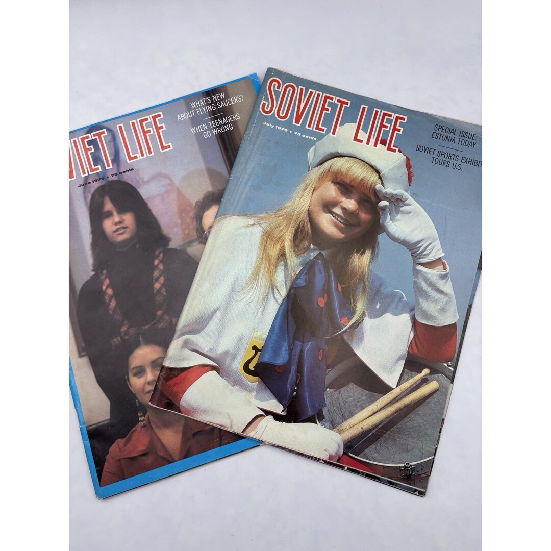 Soviet Life Magazine, June and July 1979 - Etsy