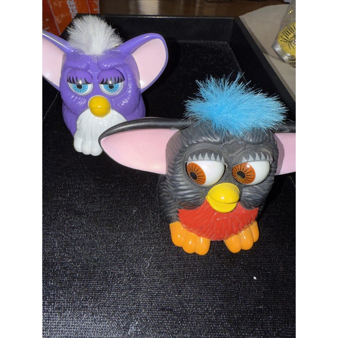 Furby Mcdonald's Happy Meal Toys Collectible Figurines 98' Lot of 2 ...