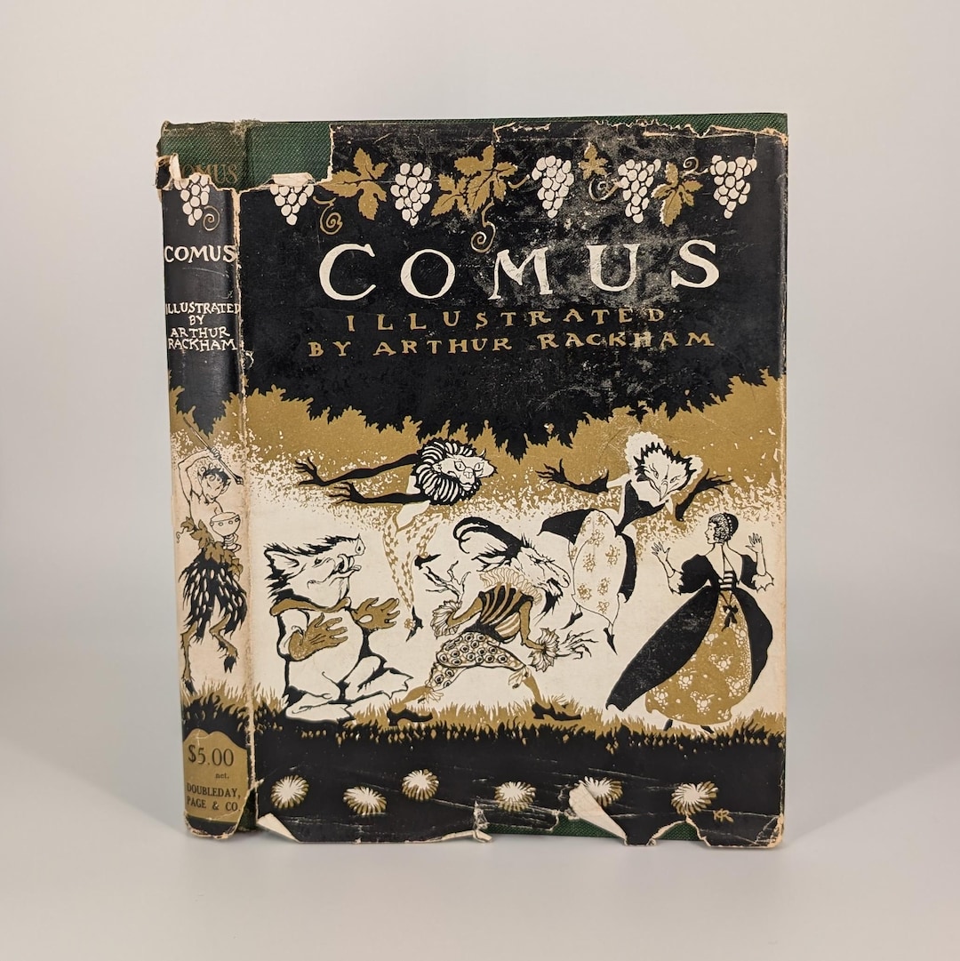 Comus Milton Arthur Rackham 1921 US First Edition 24 Color Plates ...